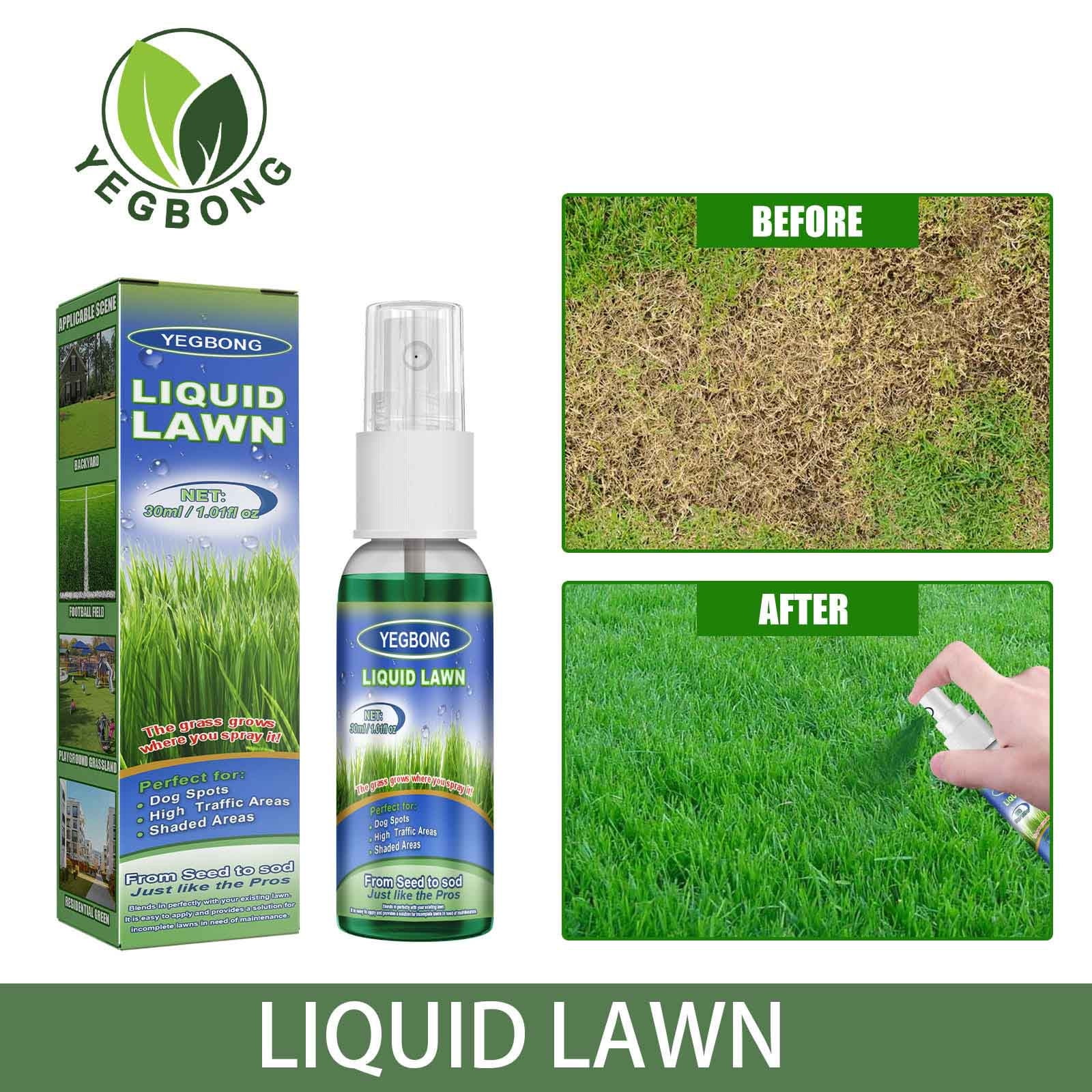 Liquid Lawn Spray, Combination of Seed Plastic Spray Bottle, Liquid ...