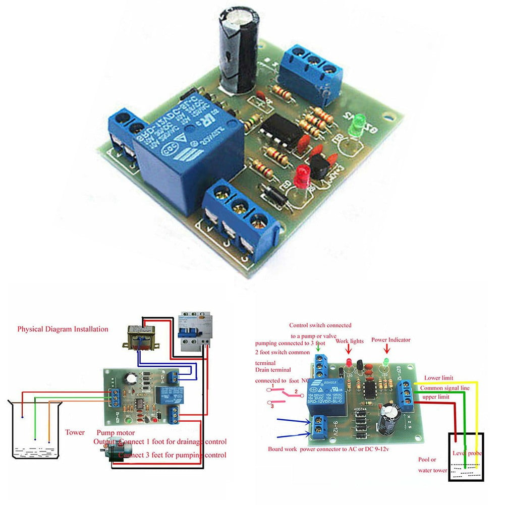Liquid Level Controller Sensor Module Water Level Detection Sensor ...