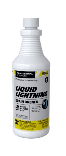 Liquid Lightning Drain Cleaner, 32 Fluid Ounce - Walmart.com
