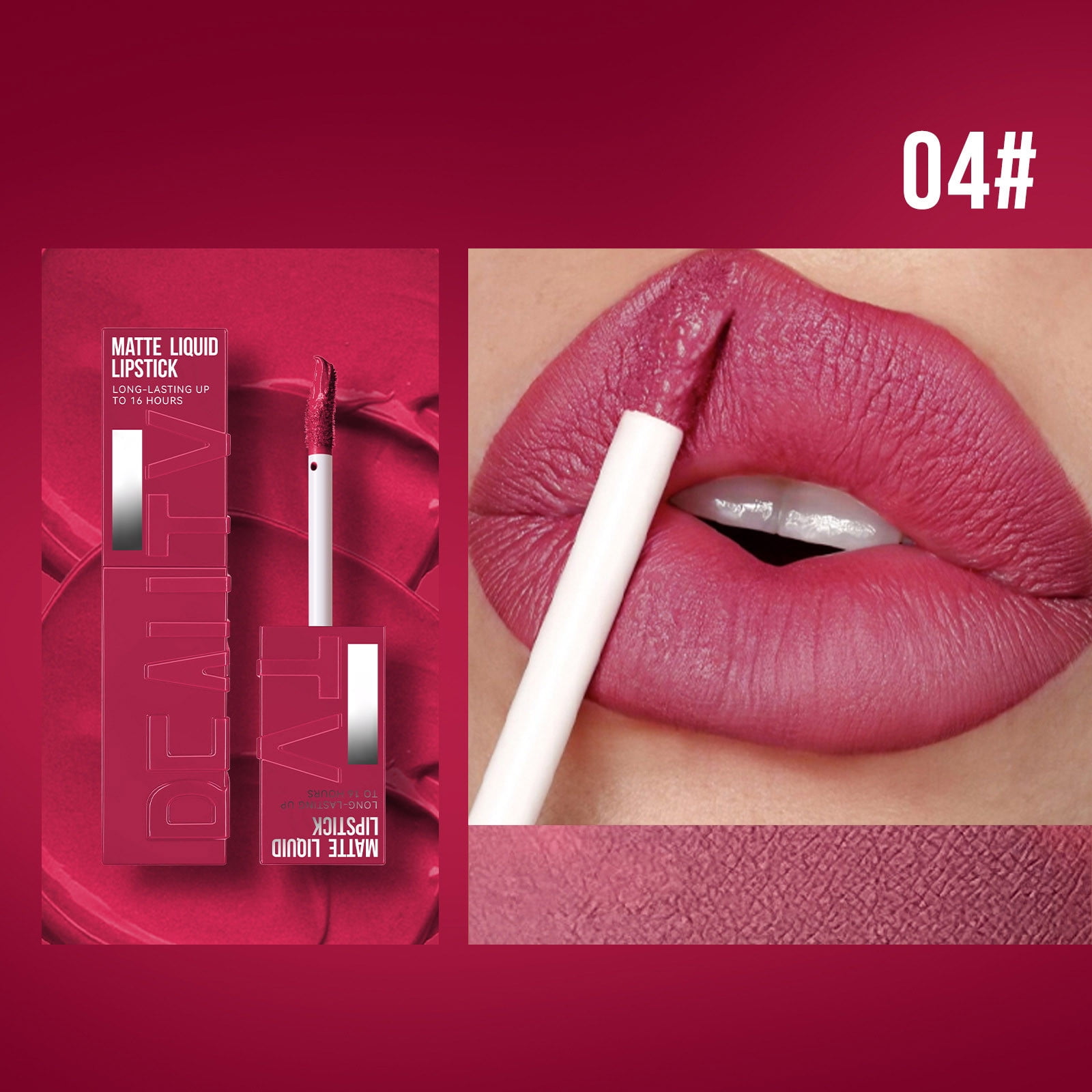 Liquid Lipstick For Women Highly Pigmented Color Lip Stain Tint Super ...