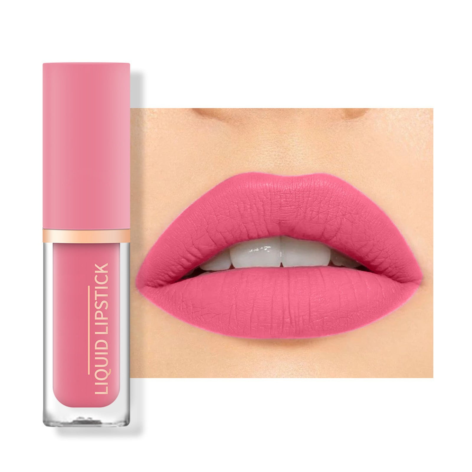 Liquid Lipstick Lip Plumper Makeup Pigmented Long Lasting Lip Gloss ...