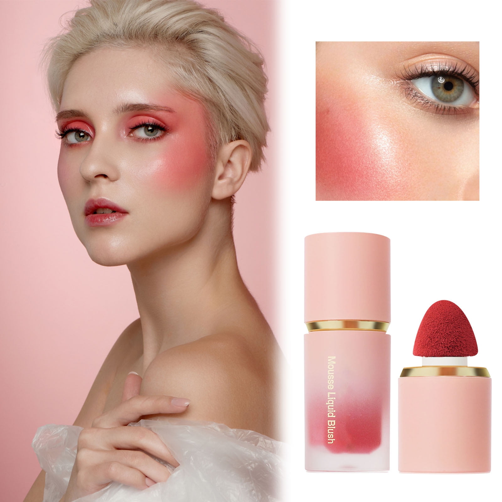 Liquid Makeup For Cheeks Natural Glossy Face Makeup Velvet Texture Long ...