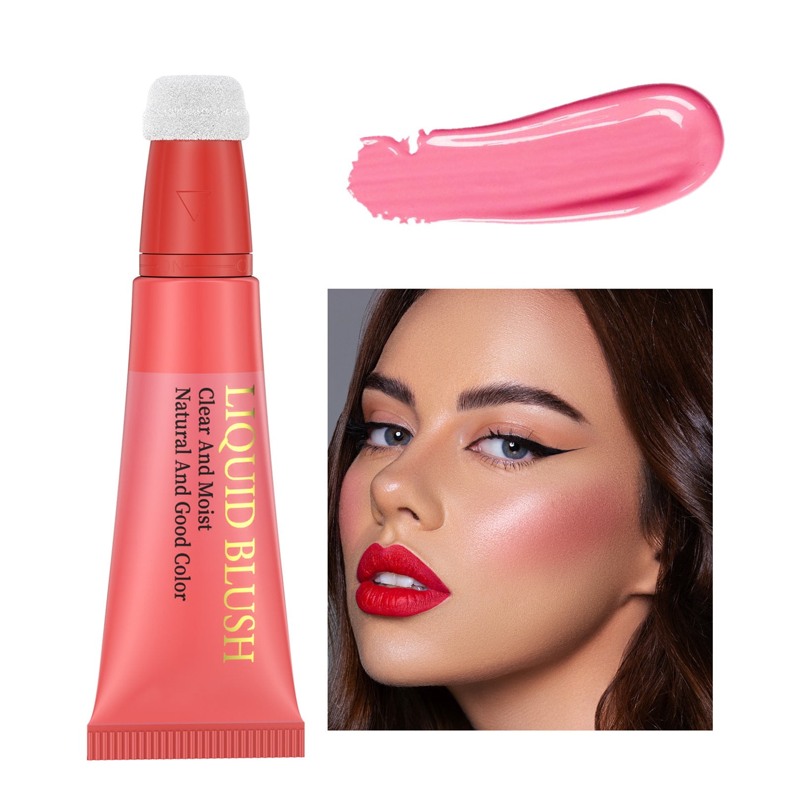 Liquid Makeup Wand Liquid With Cushion Applicator For Cheeks Tint ...