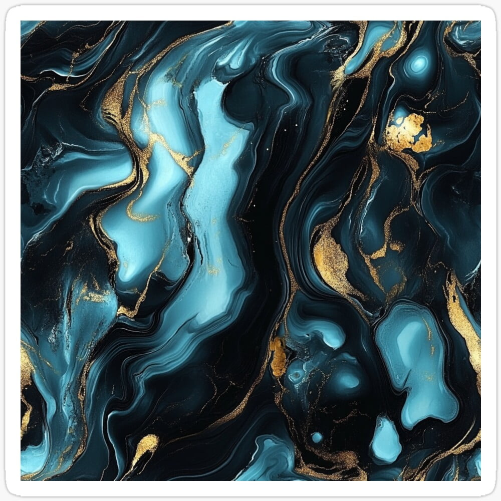 Liquid Marble Sticker Kir-2702 - Walmart.com