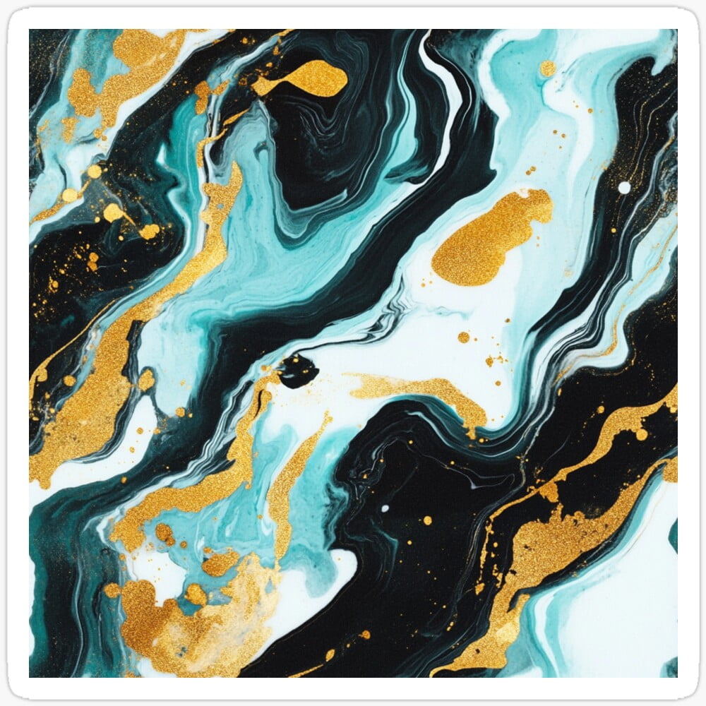 Liquid Marble Sticker Kir-2707 - Walmart.com