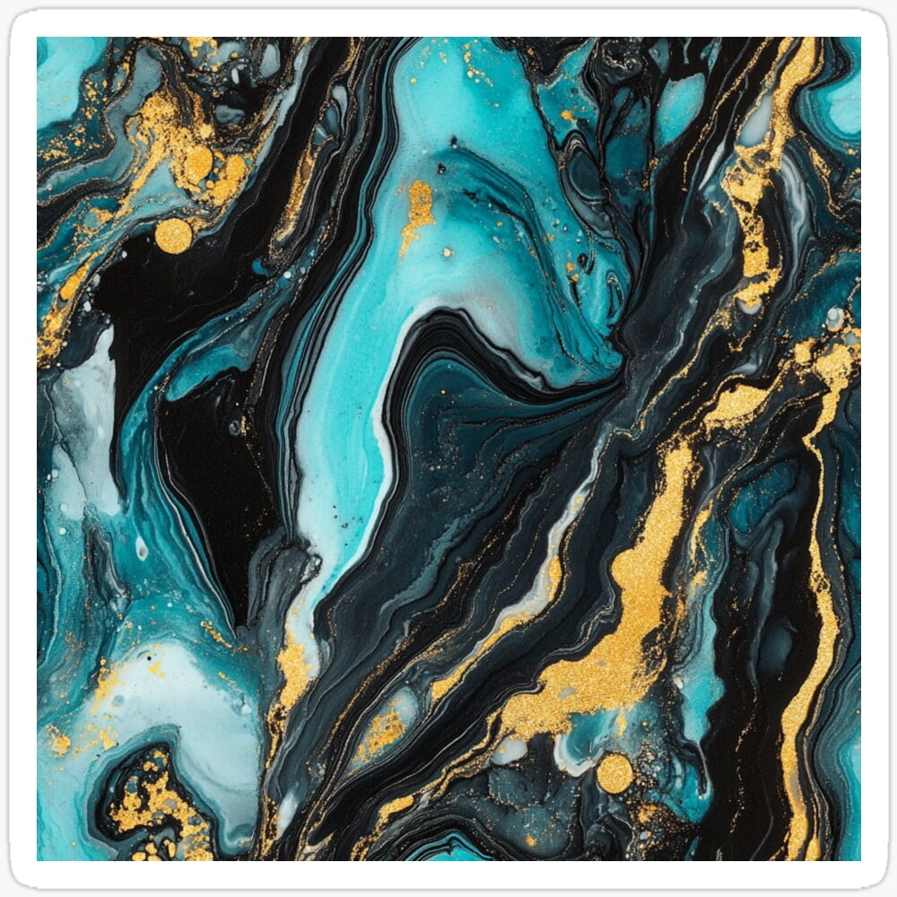 Liquid Marble Sticker Kir-3578 - Walmart.com