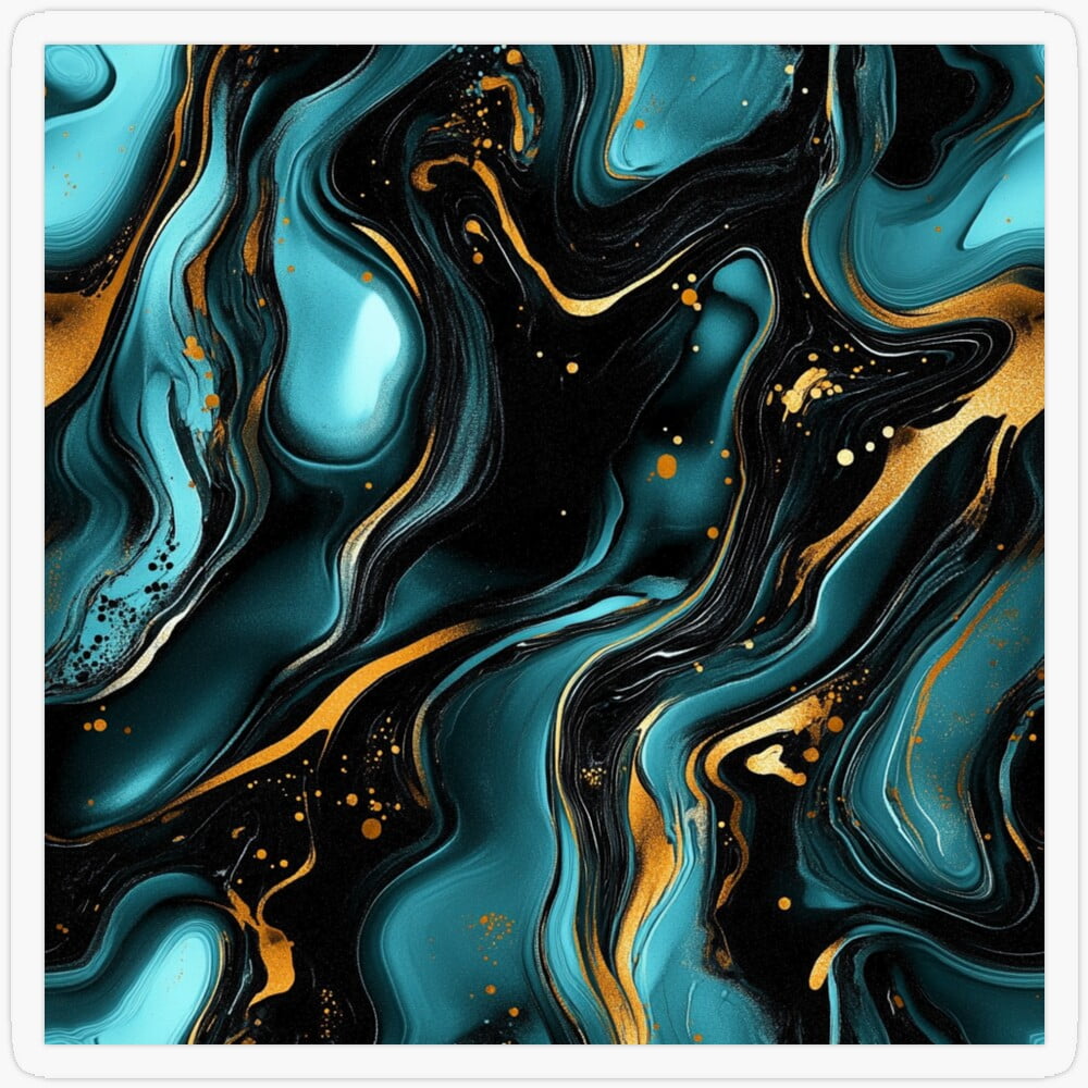 Liquid Marble Sticker Kir-3595 - Walmart.com