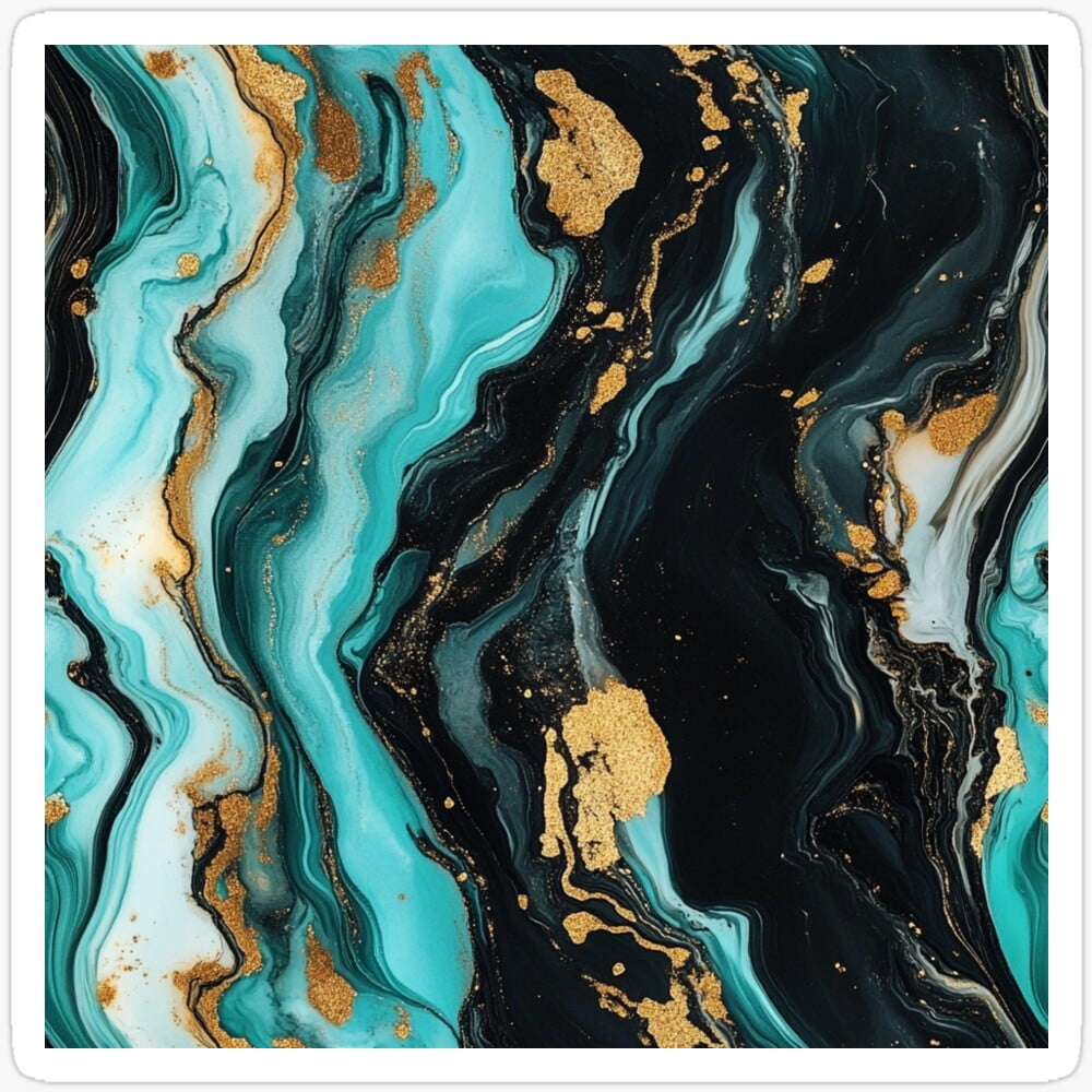 Liquid Marble Sticker Kir-3598 - Walmart.com