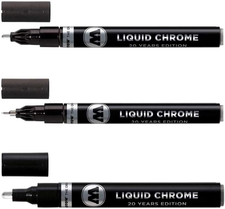 Liquid Marker Set - 1mm, 2mm and 4mm - Walmart.com