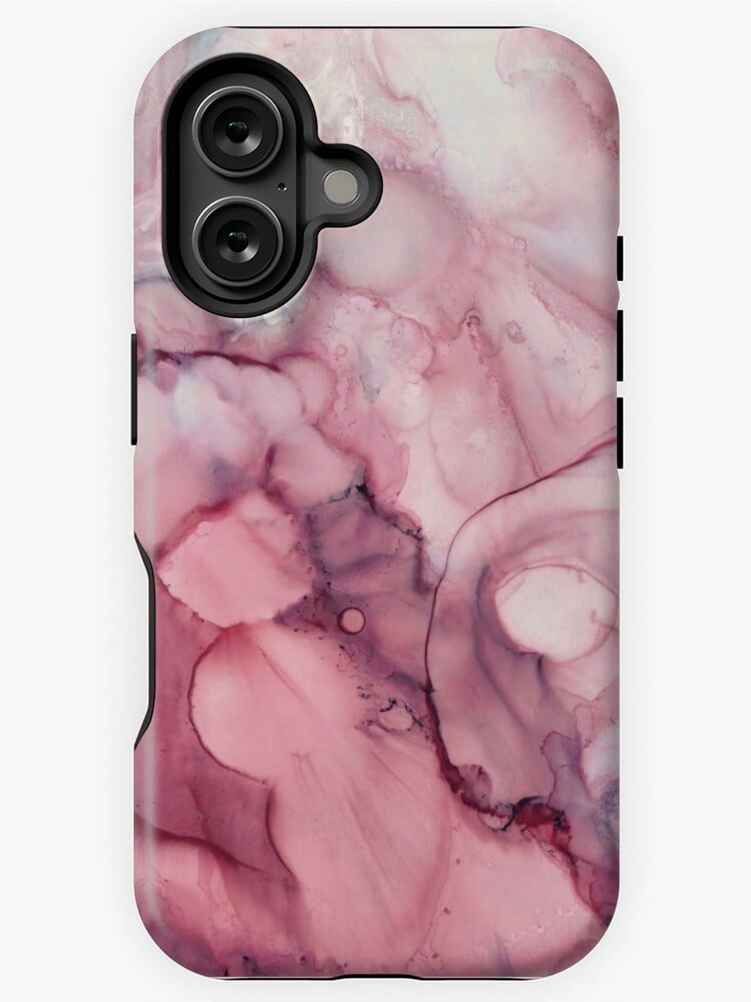 Liquid Mauve Abstract Minimal Artwork For iPhone 11-17 Pro Max Phone ...