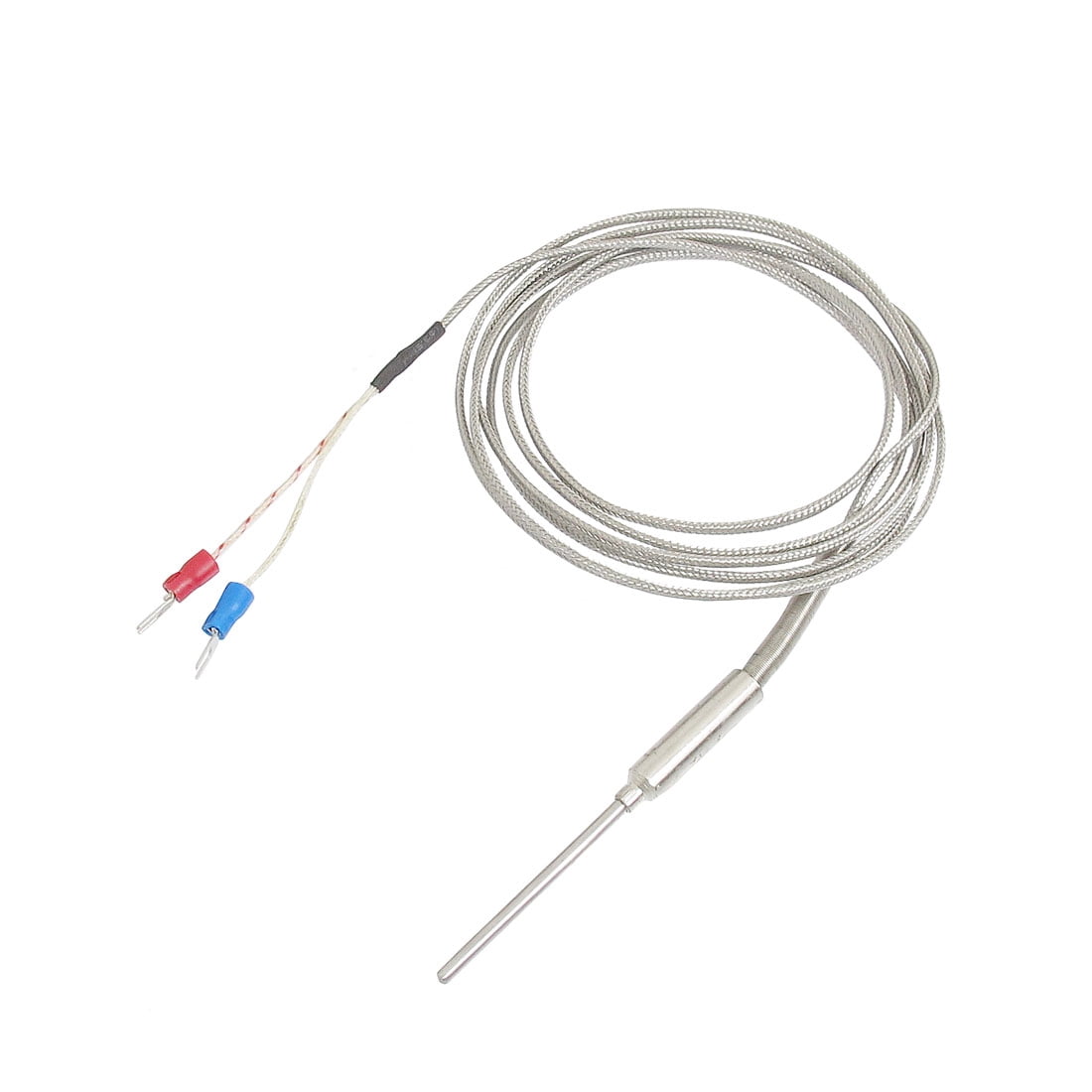 Liquid Measuring 50mm x 3mm K Type Earth Thermocouple Probe 2 Meters ...