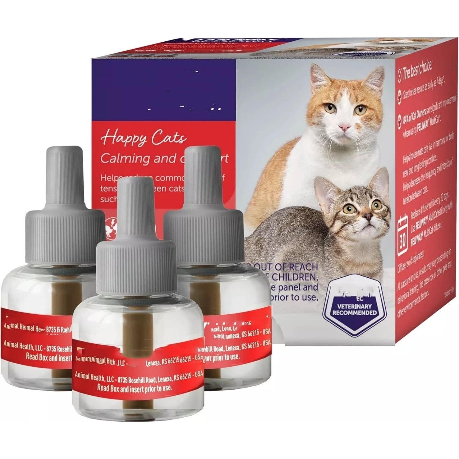 Liquid Melatonin for Cats, Sleeping Aid Drops for Cats, Stress Relief ...