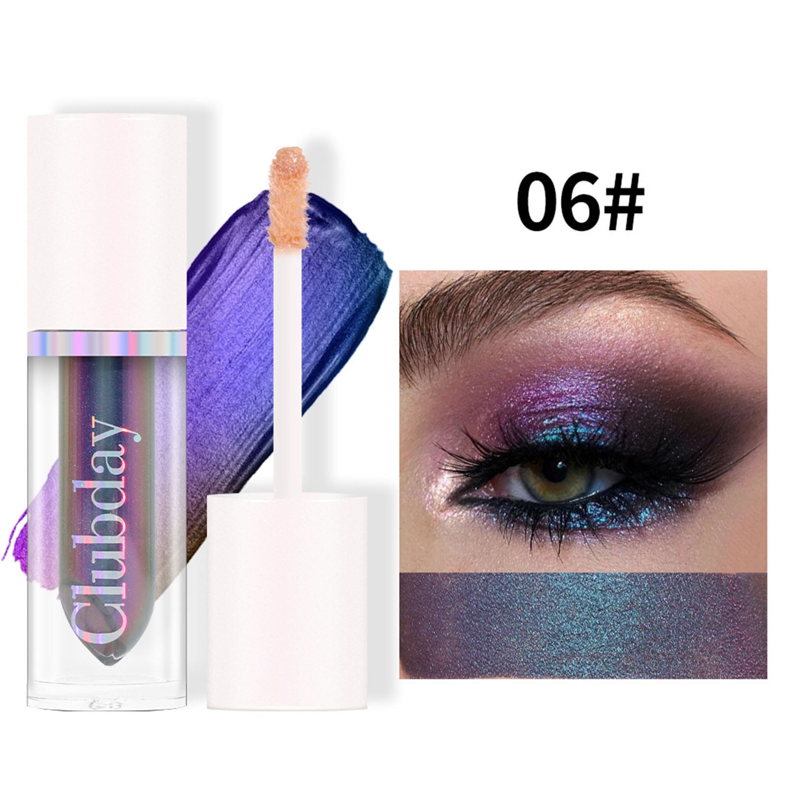 Liquid Metallic Eyeshadow, Longer-Lasting With No Creasing, High-Impact ...