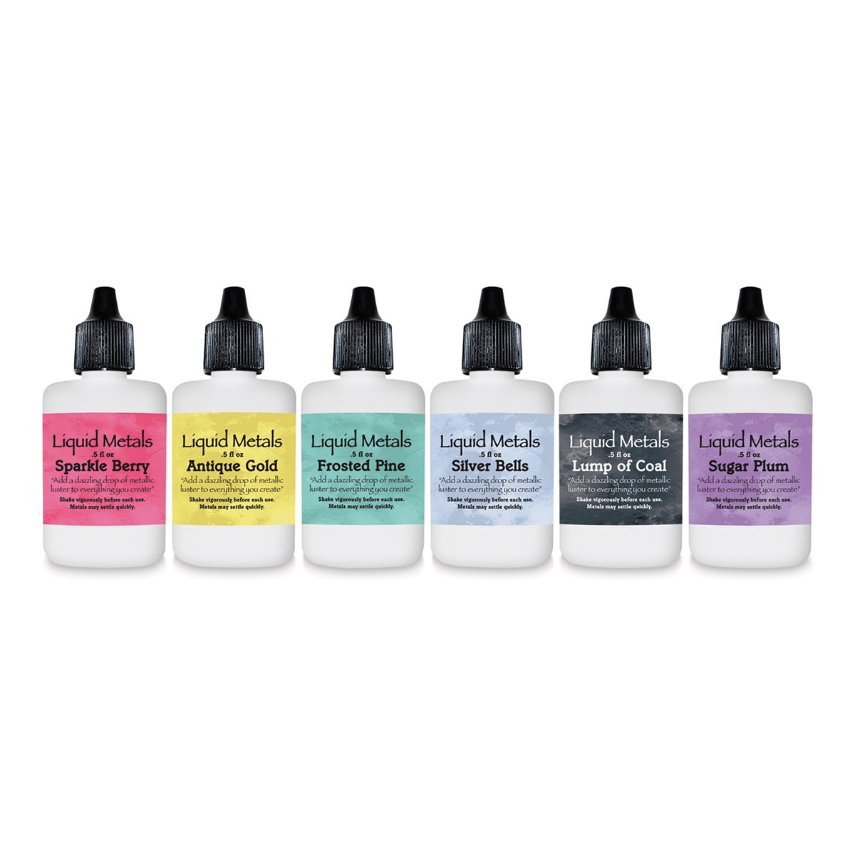 Liquid Metals Watercolor - Set of 6, Holiday Assortment - Walmart.com