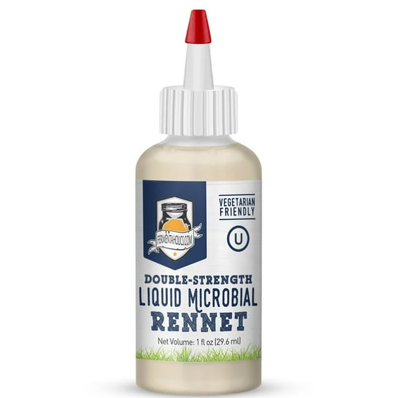 Fermentaholics Liquid Microbial Rennet, Vegetarian Coagulant, Vegan ...