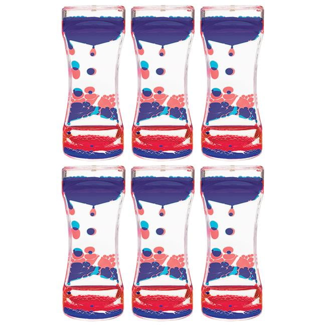 Liquid Motion Bubbler, Red & Blue - Pack of 6 - Walmart.com