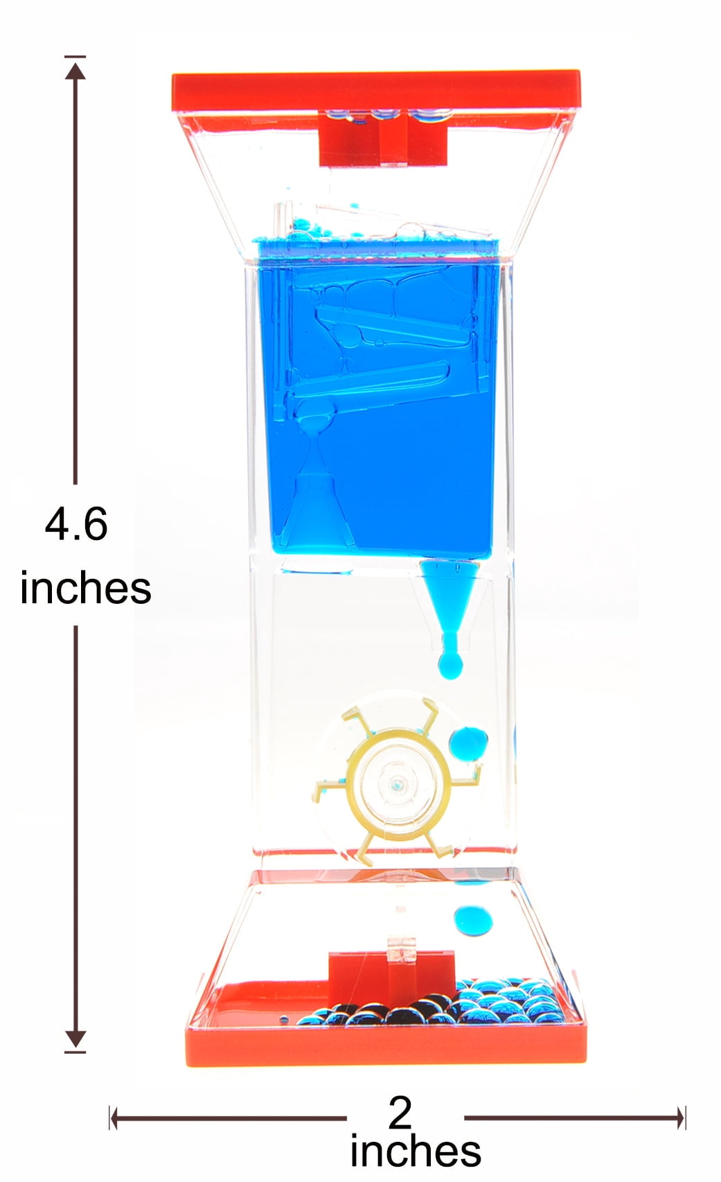Liquid Motion Bubbler With One Wheel (Blue) - Walmart.com
