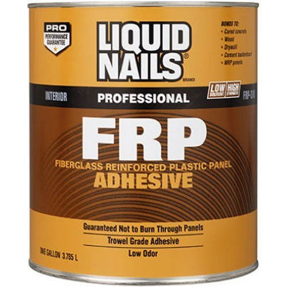 LIQUID NAILS Fiberglass Reinforced Panel Adhesive FRP-310, 1 gal, Off ...