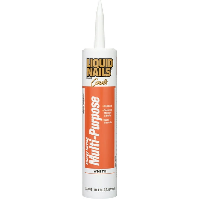 Liquid Nails Energy Saving Multi-Purpose Latex Caulk, 10.1 fl. Oz ...