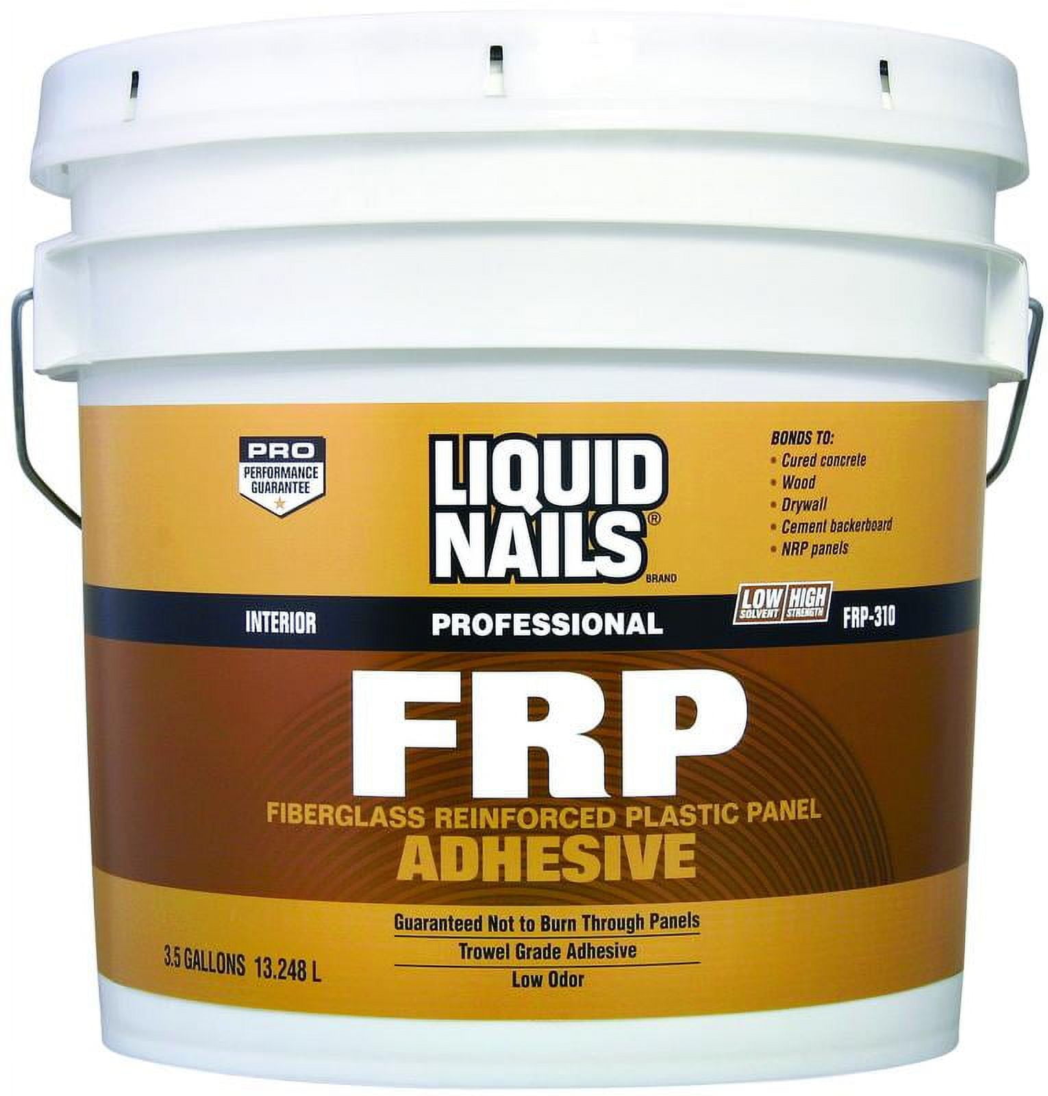 Liquid Nails 3.5 gal. Fiberglass Reinforced Panel (FRP) Low VOC ...