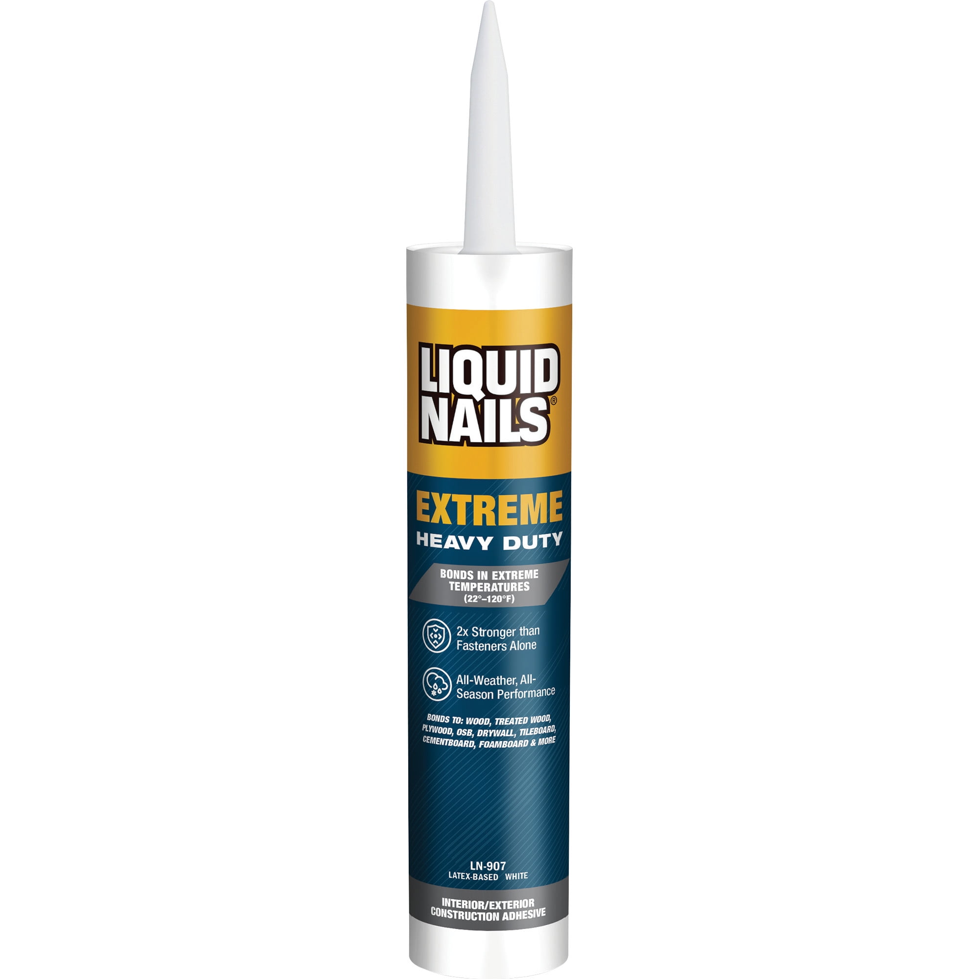 Liquid Nails Extreme Heavy Duty 10 oz. White Interior and Exterior ...