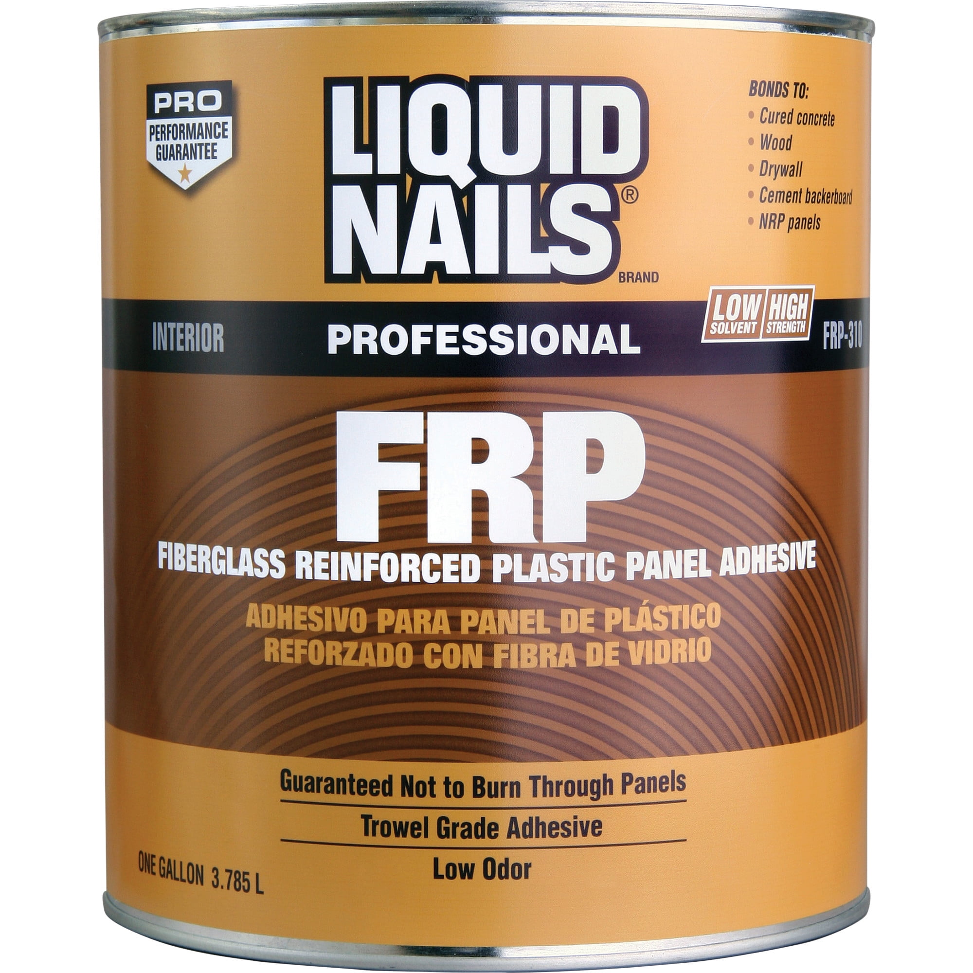 Liquid Nails Fiberglass Reinforced Panel (FRP) 1 gal. Low VOC Adhesive ...
