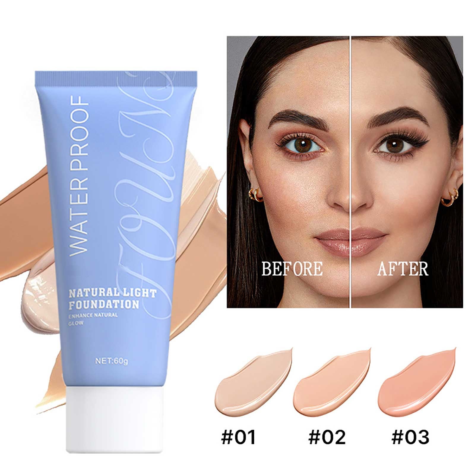 Liquid Natural Makeup | Long-Lasting Moisturizing Translucent Cream ...