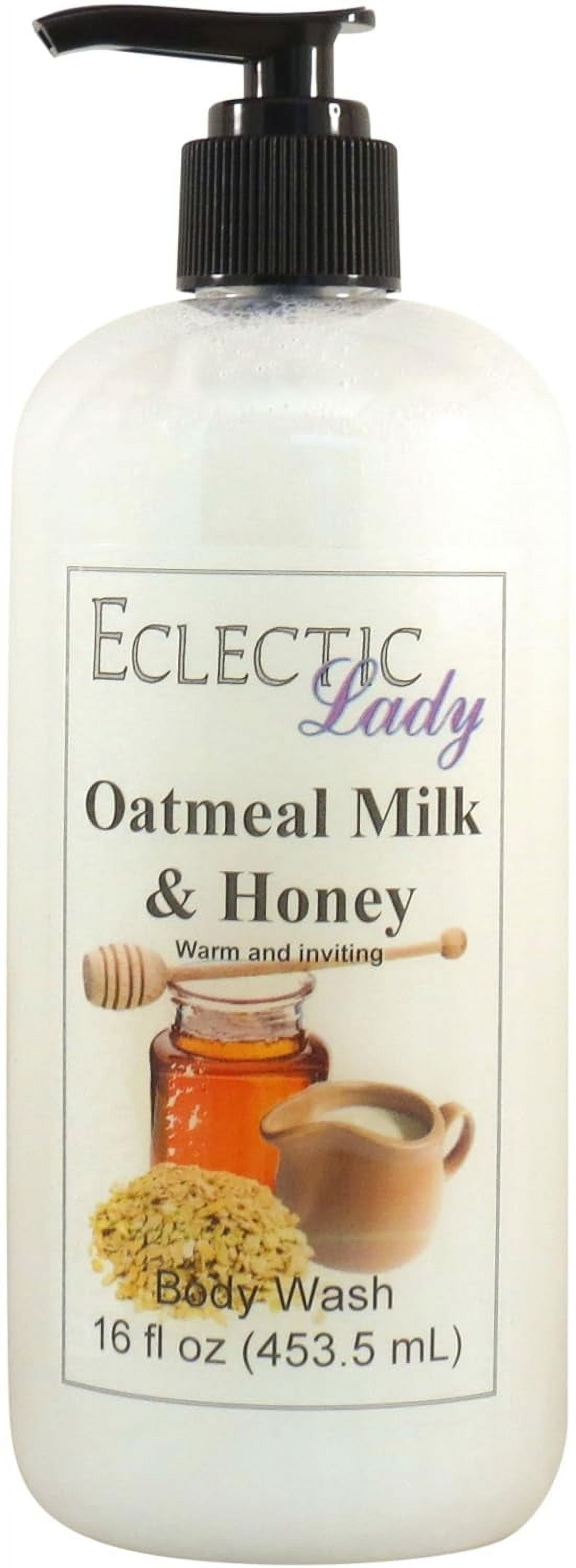 Liquid Pearl Body Wash - Oatmeal Milk Scent 3-in-1 Use For Bubble Bath ...