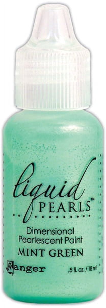 Liquid Pearls Dimensional Pearlescent Paint .5oz-Mint Green, Pk 3 ...