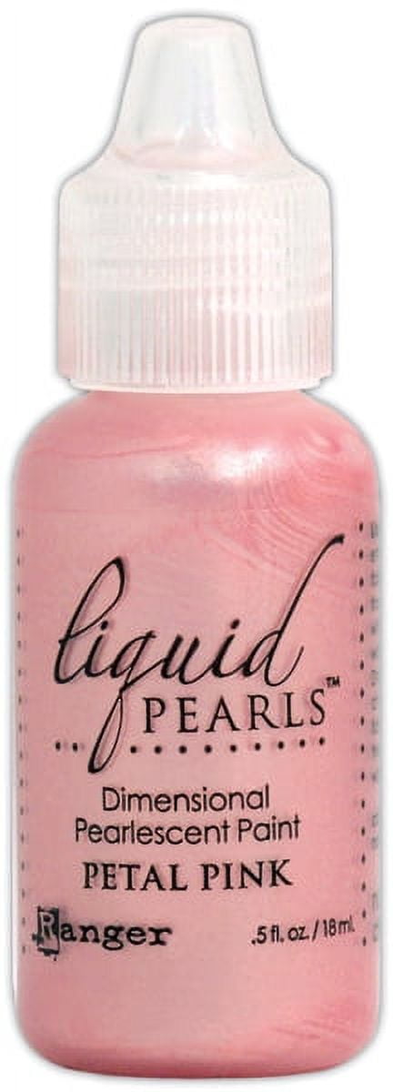 Liquid Pearls Dimensional Pearlescent Paint .5oz-Petal Pink - Walmart.com