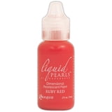 Liquid Pearls Dimensional Pearlescent Paint .5oz-Ruby Red - Walmart.com