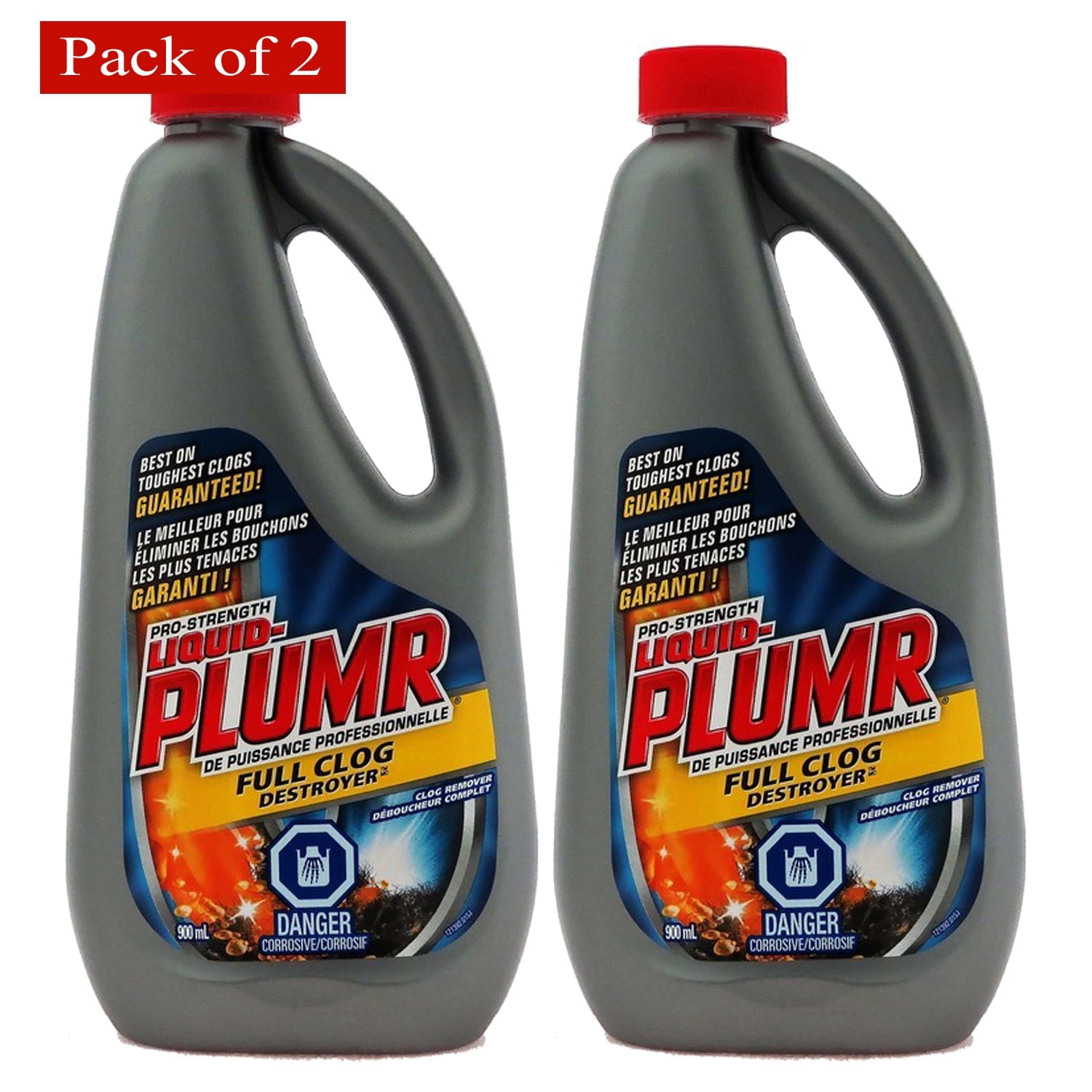 Liquid Plumr Pro 900ml (Pack of 2) - Walmart.com