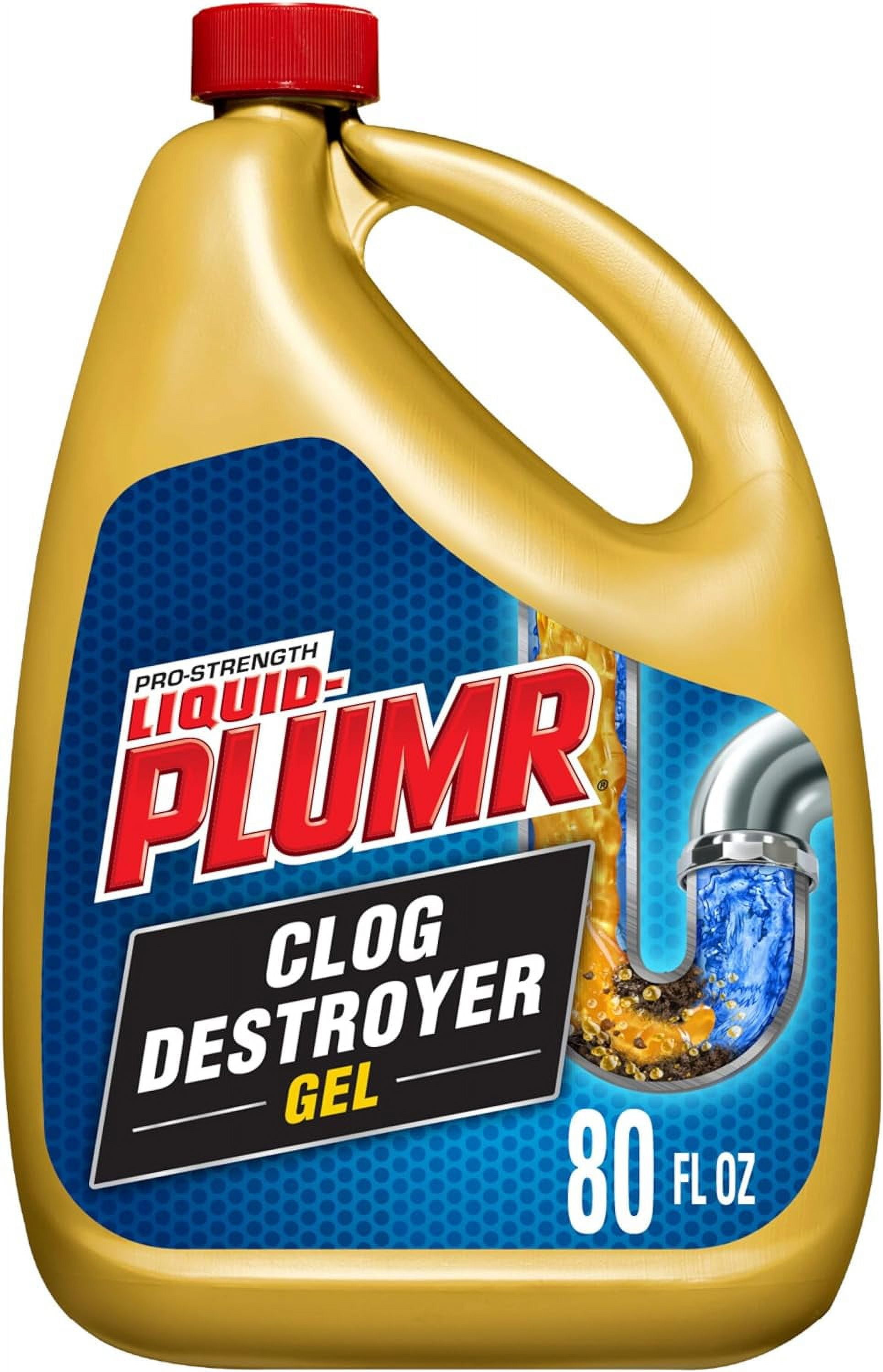 Liquid-Plumr Pro-Strength Clog Destroyer Gel with PipeGuard, Liquid ...