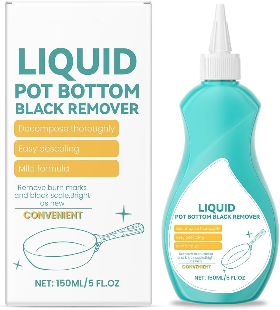 Liquid Pot and Pan Cleaner for Burnt On Food & Grease, 5 fl oz Tough ...