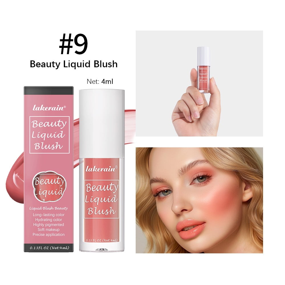 Liquid Powder Blusher, Natural Color Blush, 4ml Compact, Sheer Finish ...