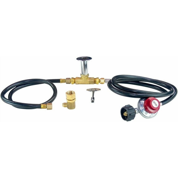Liquid Propane LP Fire Pit Gas Connection Kit For 20Lb LP Tank Firepit ...