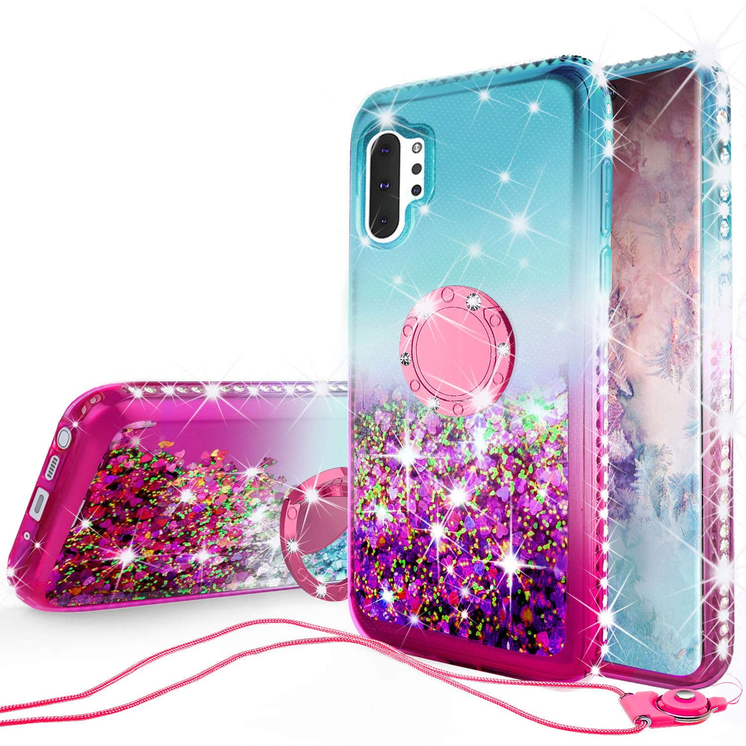 Liquid Quicksand Glitter Case for Galaxy Note 10 Plus/Note 10+ (5g ...