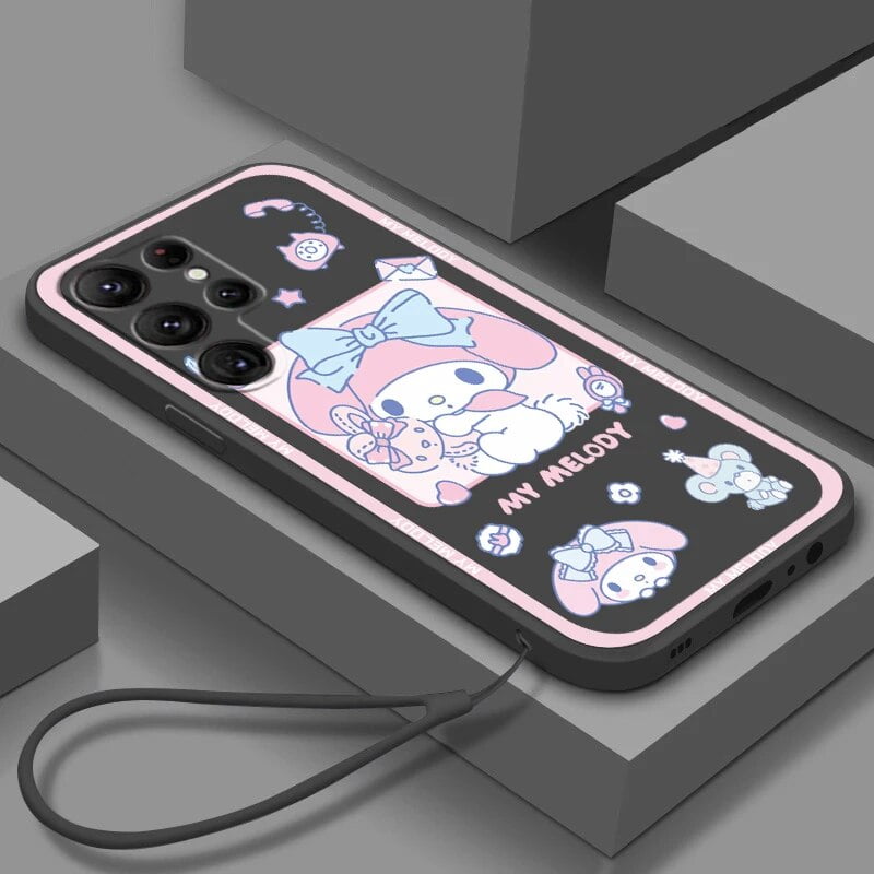 Liquid Rope Funda Cinnamoroll Sanrio Melody Phone Case For Samsung ...