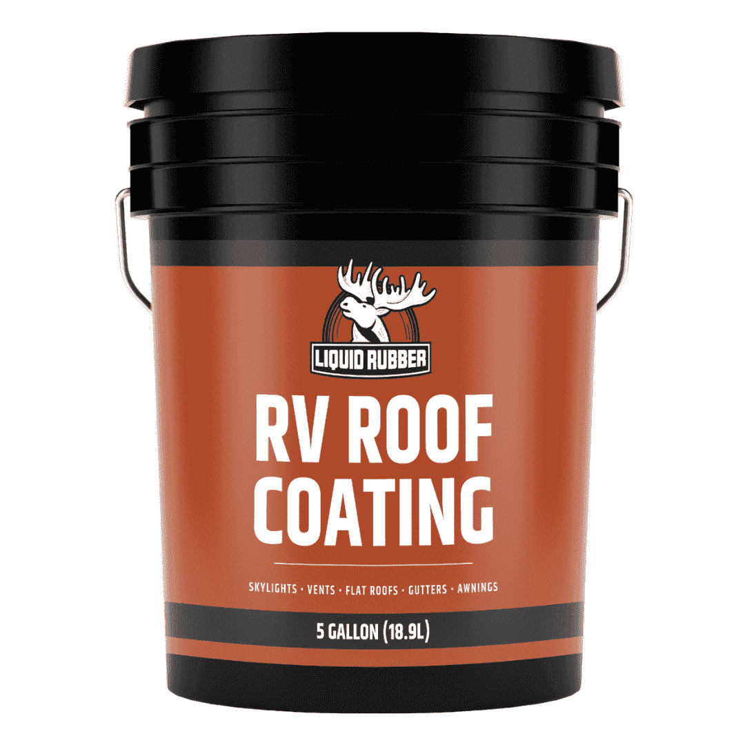 Liquid Rubber Solar Reflective Roof Sealant, RV Roof Coating, White, 5 ...