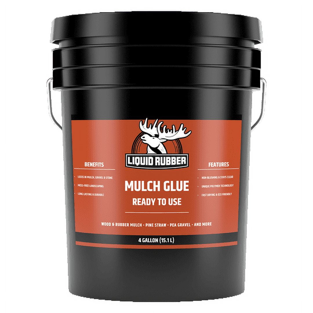 Liquid Rubber Mulch Glue Ready to Use 4 Gal - Walmart.com