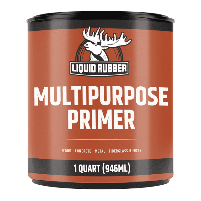 Liquid Rubber Multi-Purpose Clear Fast Drying Primer, Water-Based, 1 ...