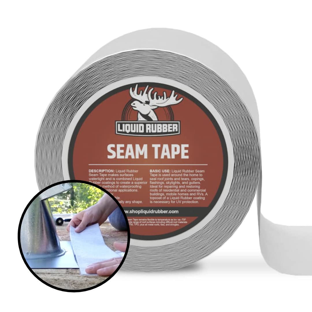 Liquid Rubber Peel and Stick Seam Tape - Fix Leaks, Repair and Restore ...