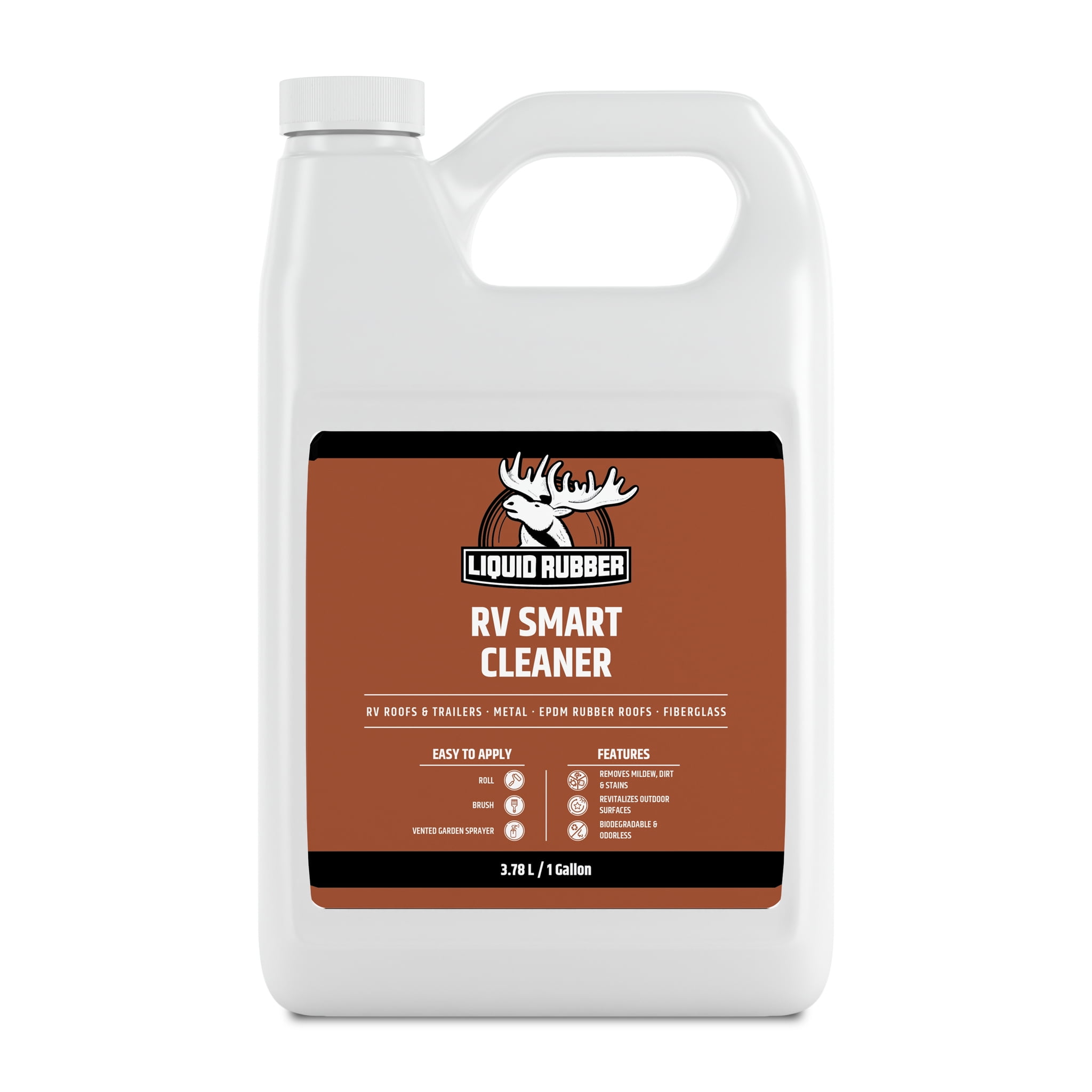Liquid Rubber RV Roof Smart Cleaner - Restores and Revitalizes RVs and ...