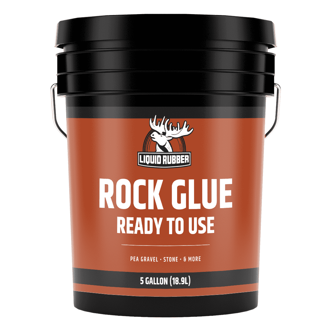 Liquid Rubber Rock Glue Landscaping Stone and Pea Gravel Stabilizer ...