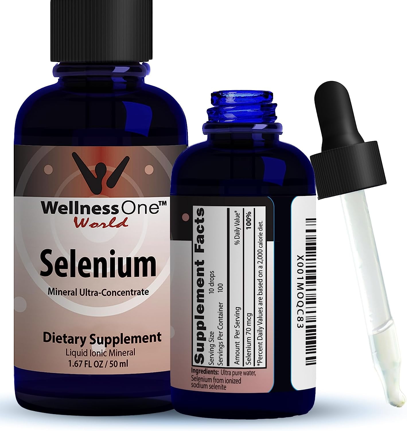 Liquid Selenium Supplement Selenium Drops Trace Minerals Liquid 50 Ml