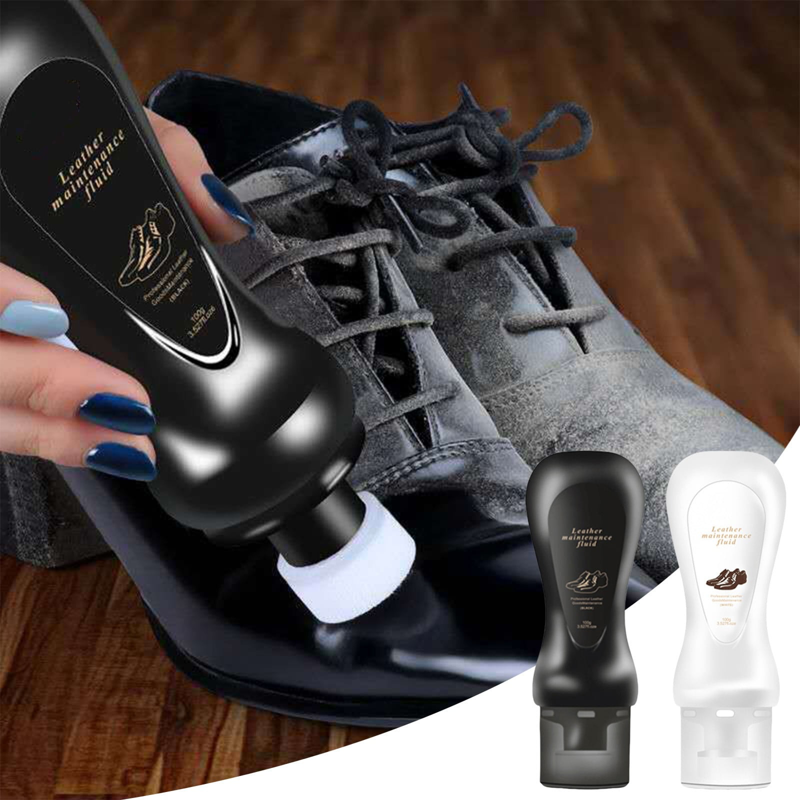 Liquid Shoe Polish, Leather Shoe Care, Colorless 100ml, Professional ...