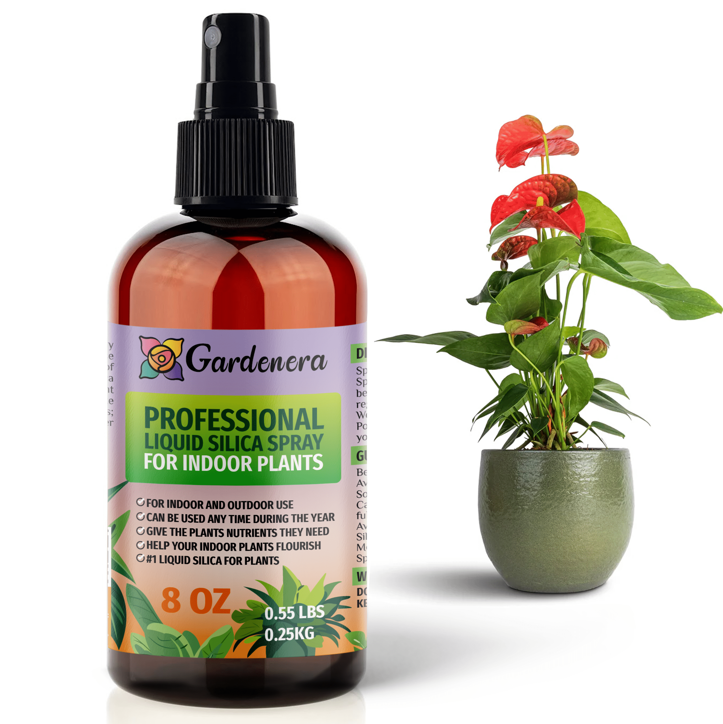 ⭐ 𝐒𝐔𝐏𝐄𝐑𝐈𝐎𝐑 Liquid Silica Boost Fertilizer and Supplement Spray for INDOOR Plants – Pre-Mixed ...