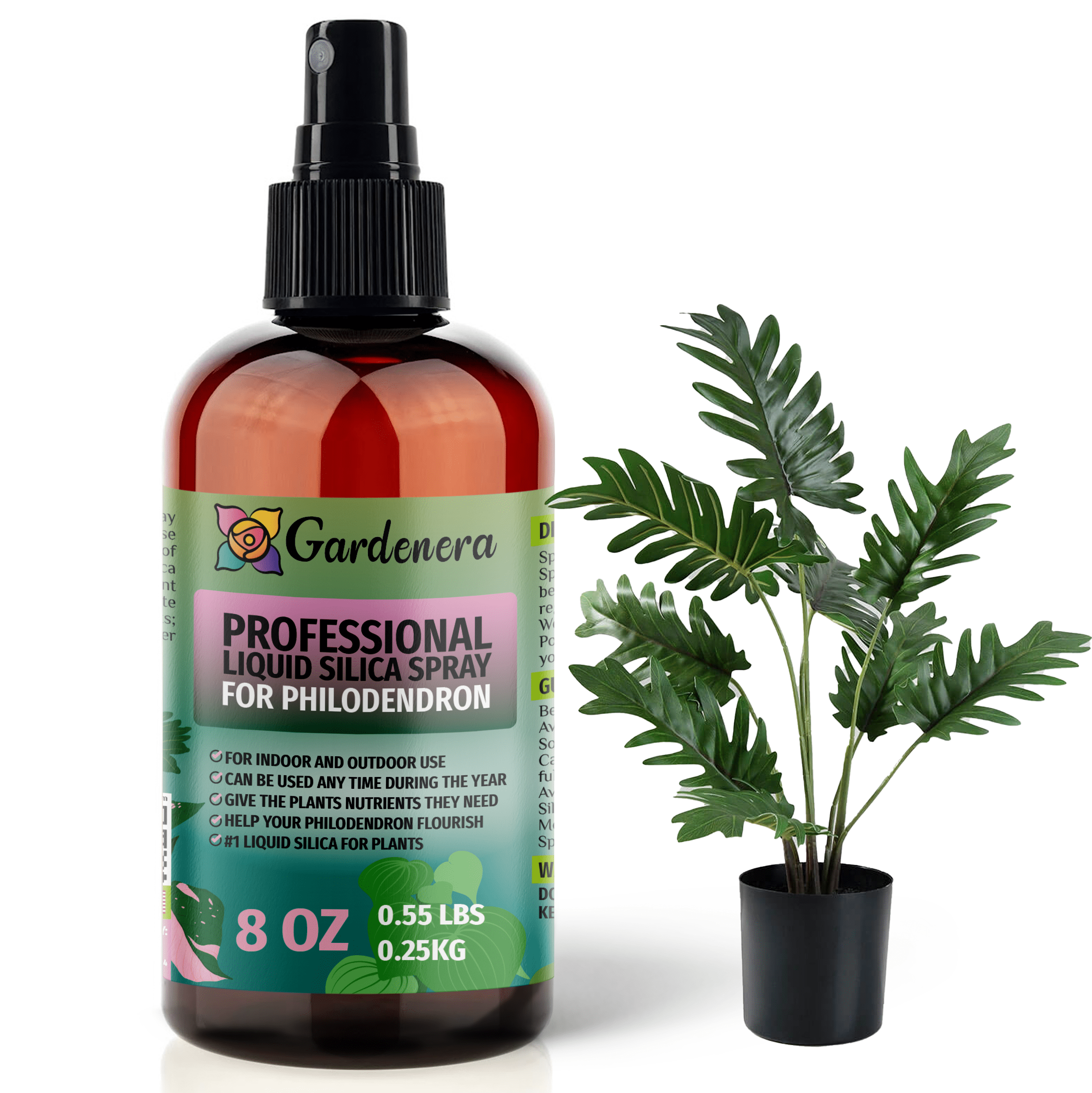⭐ PREMIUM Bioavailable Silica Fertilizer for Philodendron – 8oz – Ideal ...