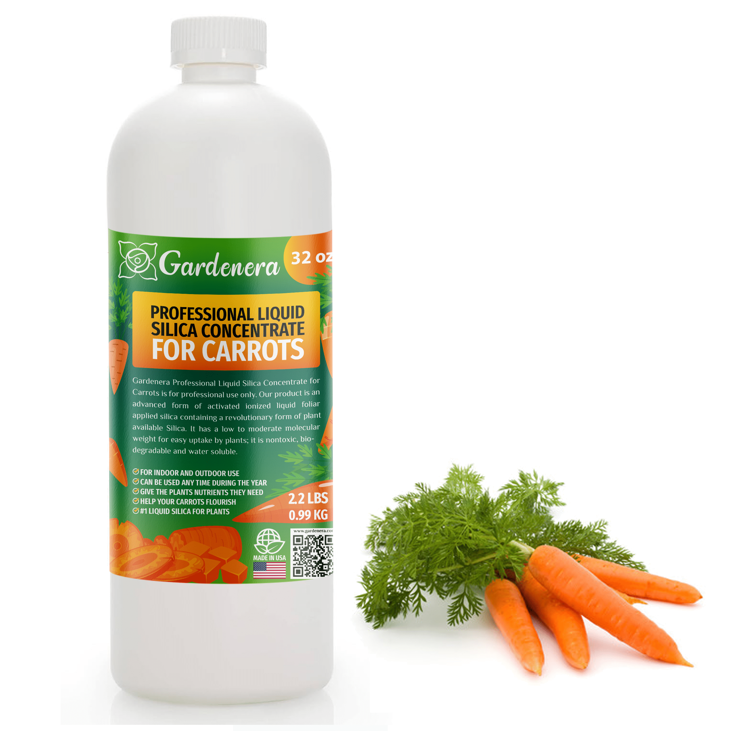 𝐏𝐑𝐎𝐅𝐄𝐒𝐒𝐈𝐎𝐍𝐀𝐋 Liquid Silica Plant Supplement - 32oz - CARROTS Plants ...