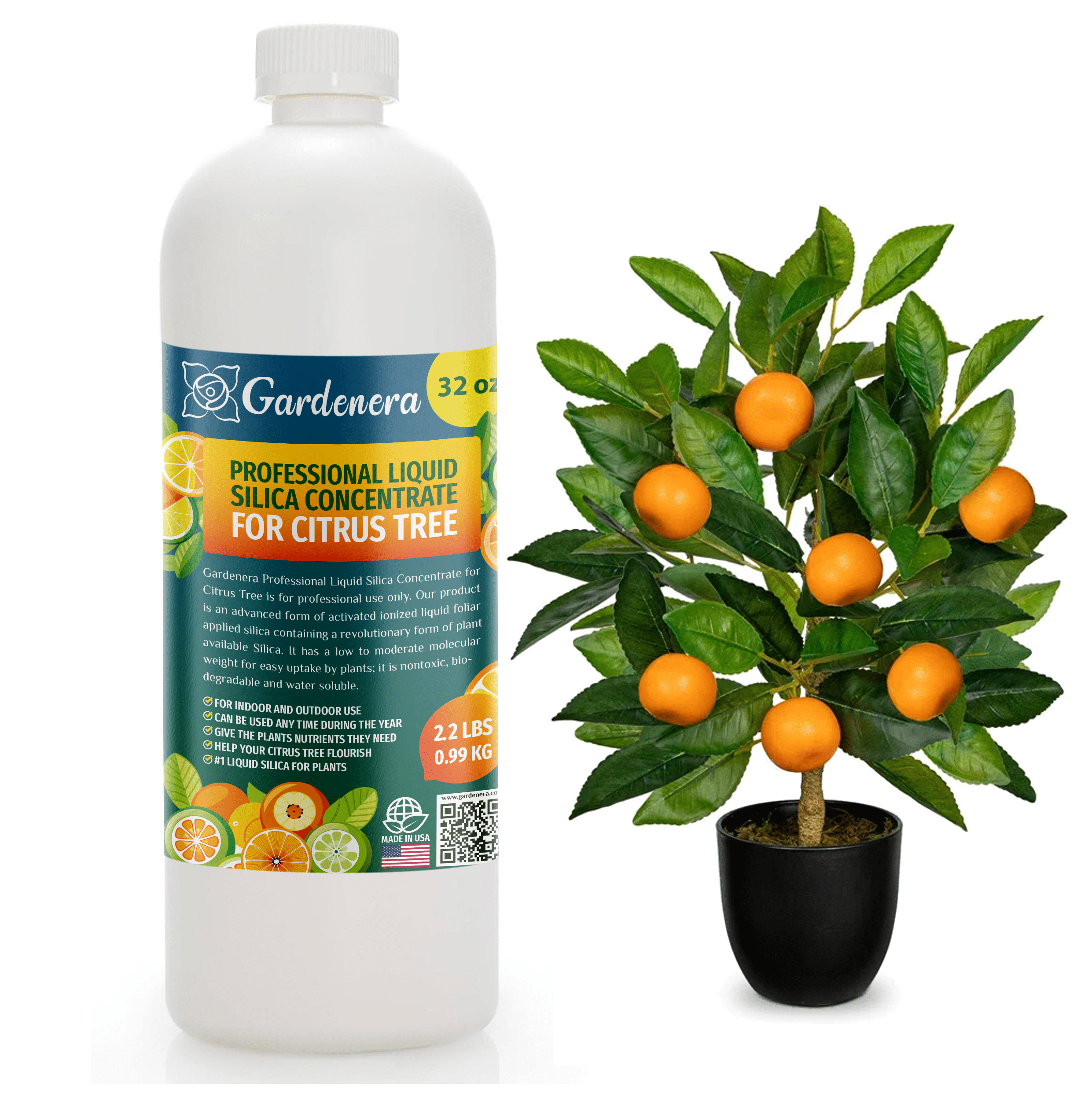 𝐏𝐑𝐎𝐅𝐄𝐒𝐒𝐈𝐎𝐍𝐀𝐋 Liquid Silica Plant Supplement - 32oz - CITRUS TREES ...
